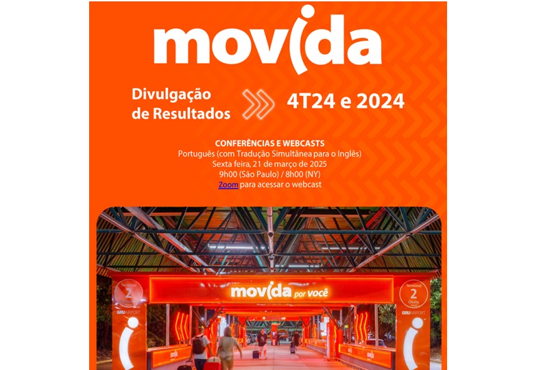 Movida encerra 2024 com crescimento | Blog das Locadoras de Veículos